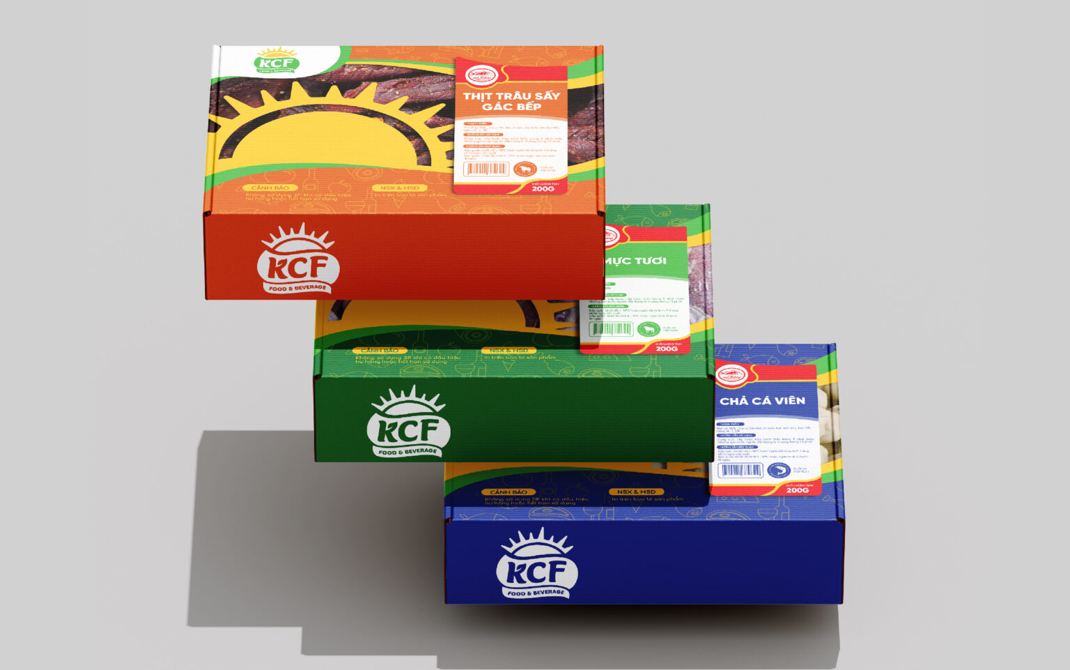 KCF Food - Bao bì thực phẩm đông lạnh - Byawe Brand & Media